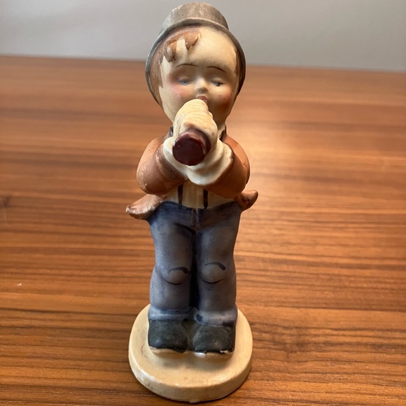 Not sure | Art | Vintage Boy With Flute Serenade Porcelain Ceramic ...